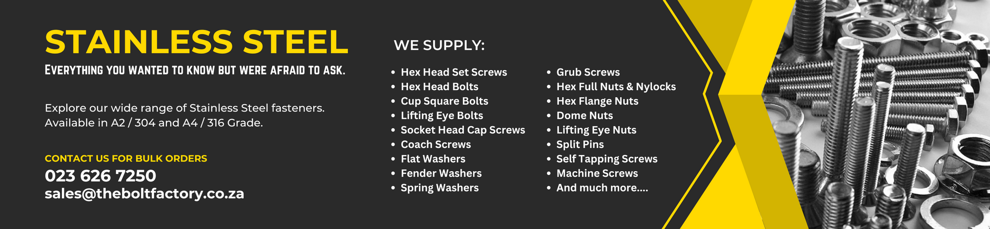 The Bolt Factory – The Bolt Factory (Pty) Ltd